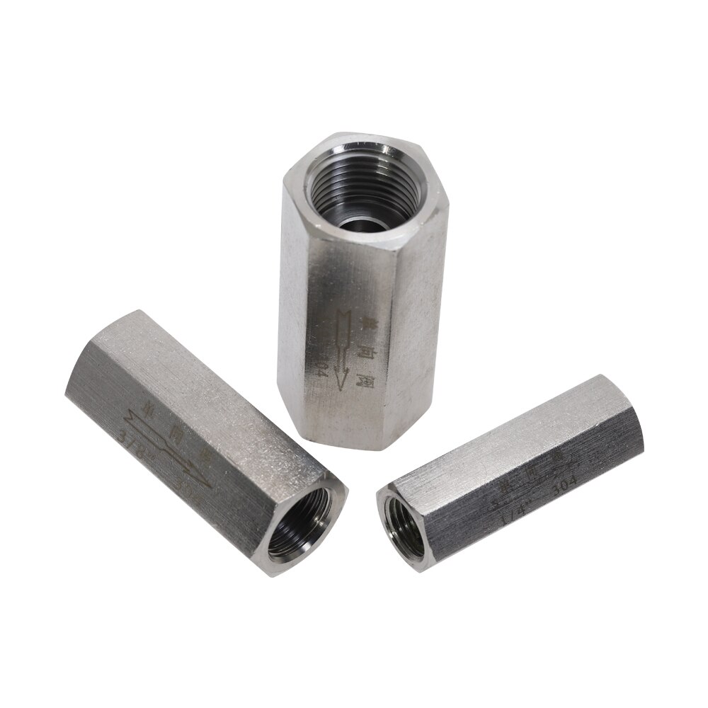 304 stainless steel check valves gas water one-way... – Grandado