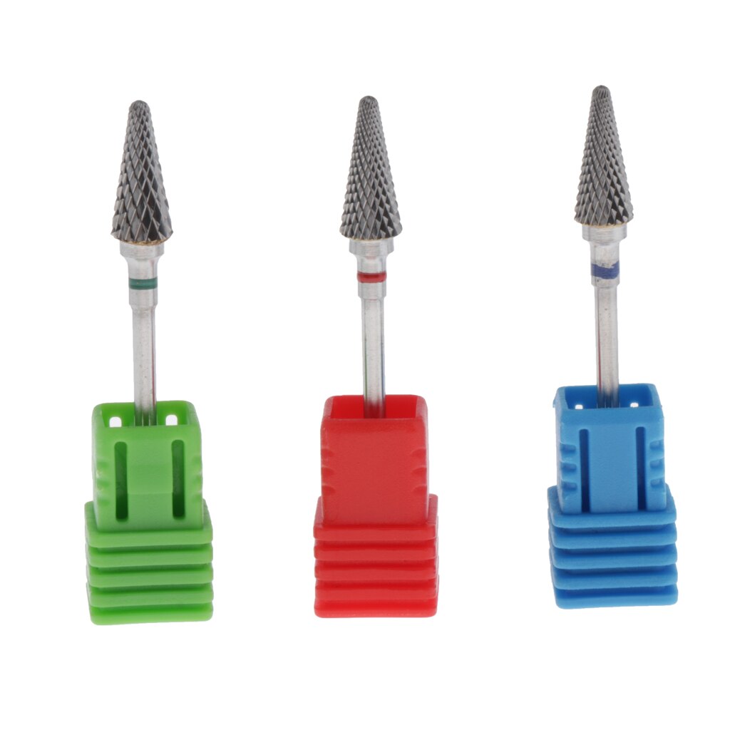 3 Lot 2.35mm Nail Art Polishing Drill Bits Set UV ... – Vicedeal