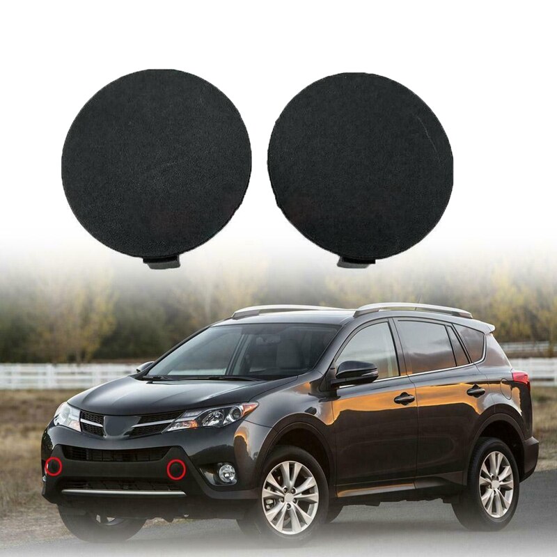 Pair Front Bumper Tow Hook Cover Cap for Toyota RA... – Vicedeal
