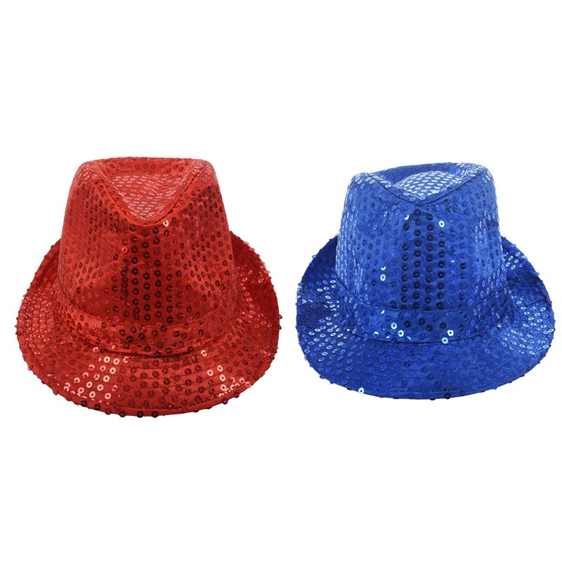 2 stücke Pailletten Trilby Hut Top Hat Fancy Kleid... – Vicedeal
