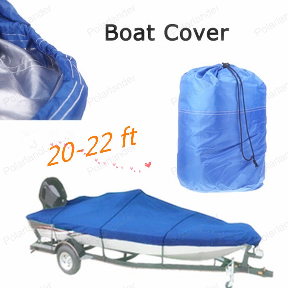 1Peice 20-22ft Heavy Duty Speedboat Boat Cover blu... – Vicedeal