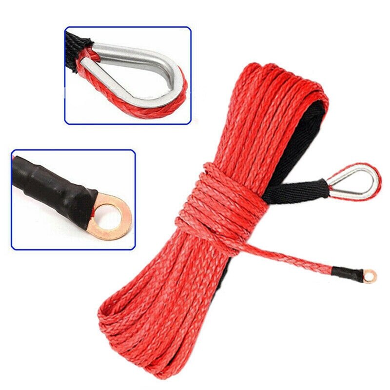 6mm 15m Car Tow Rope Electric Winch Nylon Tow Rope... – Grandado