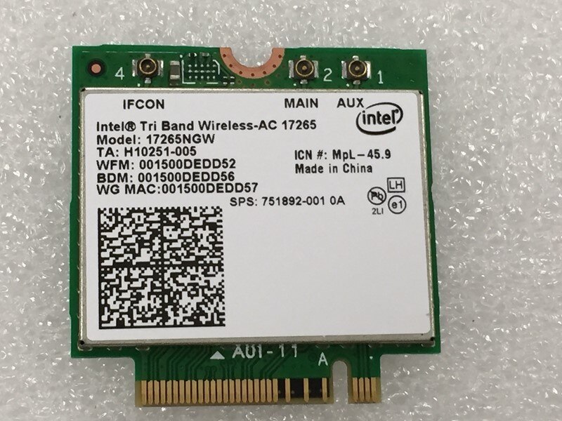 Jinyushi til intel ac 17265 ngw tri-band trådløst... – Vicedeal