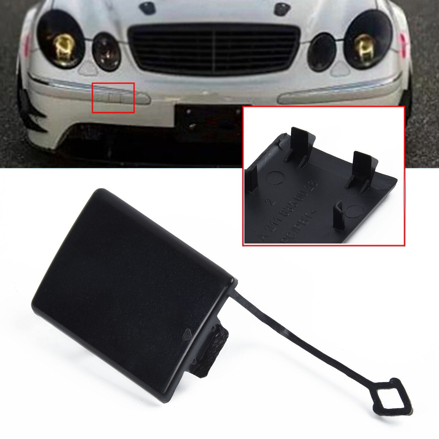 For Mercedes-Benz W211 E-Class 2003-2006 Tow Hook ... – Grandado