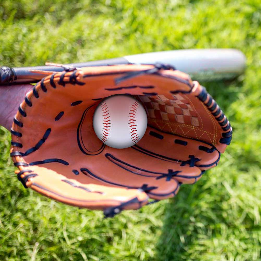 9 Inch PVC Leather Training Baseball White Base Ba... – Grandado