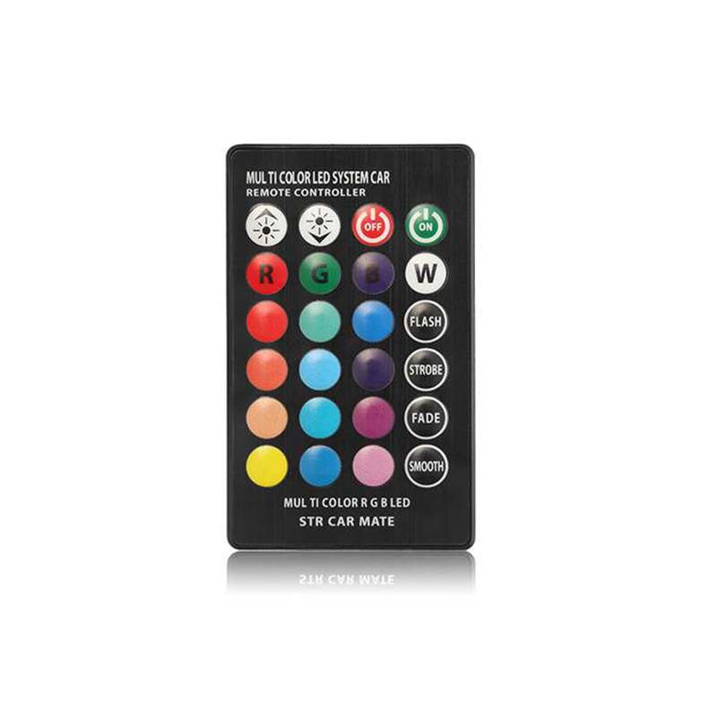 2 STUKS Universele Auto RGB LED 12V T10 LED RGB 50... – Vicedeal