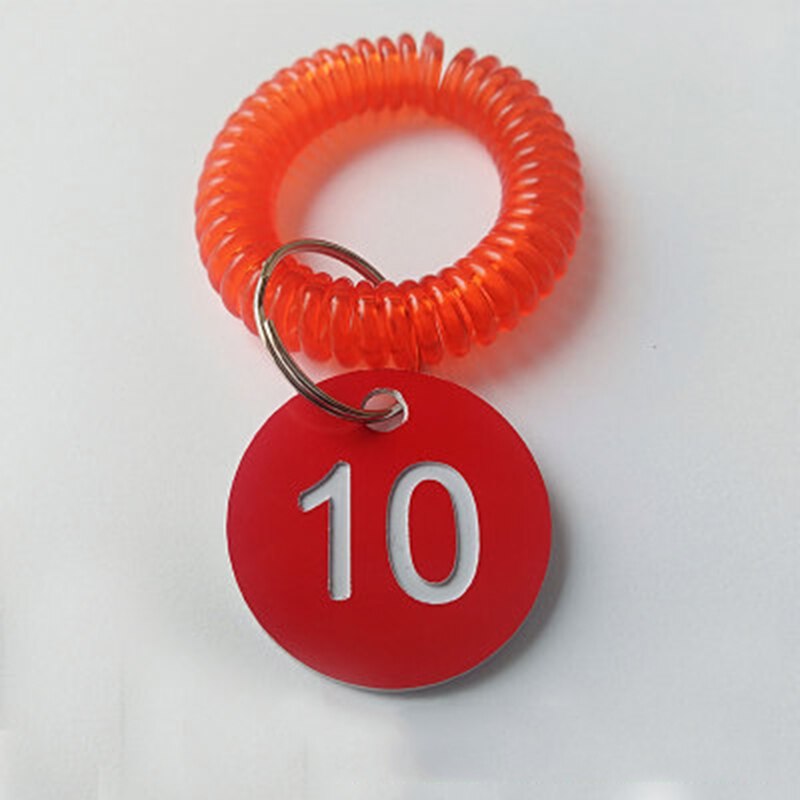 Meetee 50pcs Colorful Plastic Number Disc Wrist Co... – Grandado