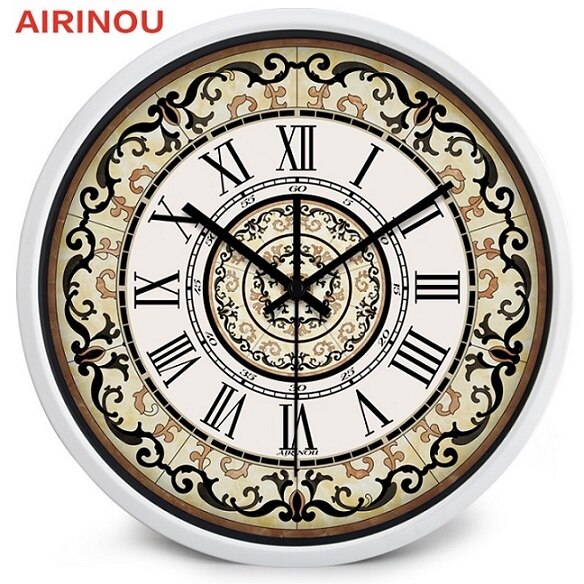 Airinou Royalty Rome Wall Clock Modern Classical W... – Grandado