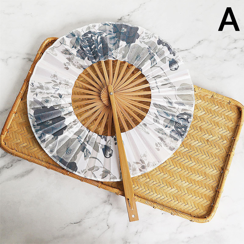 Japanse Folding Hand Fan Sakura Bloem Pocket Ronde... – Vicedeal