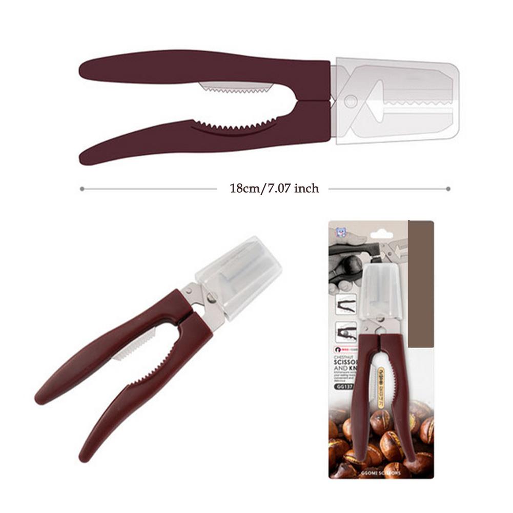 2 In 1 Chestnut Clip Walnut Clip Chestnut Sheller ... – Grandado