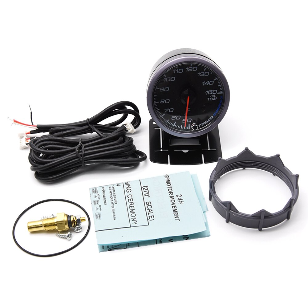Universal 60Mm Auto Olie Temp Gauge 50-150C Olie T... – Grandado