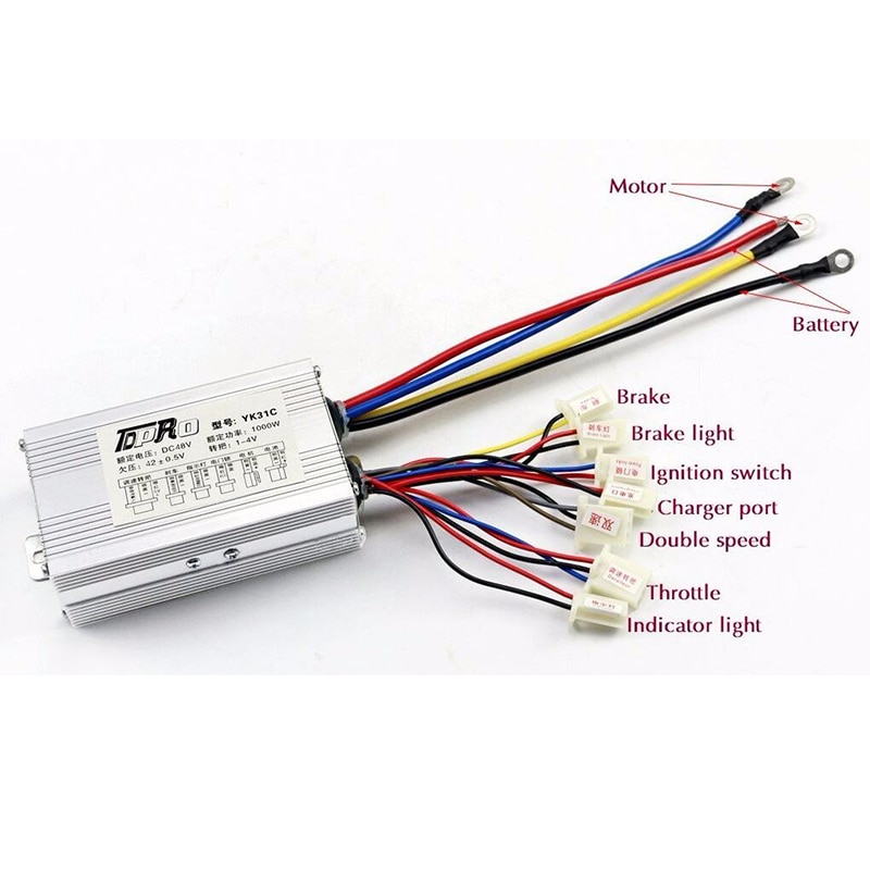 48V 1000W YK31C Geborsteld Controller Elektrische ... – Grandado