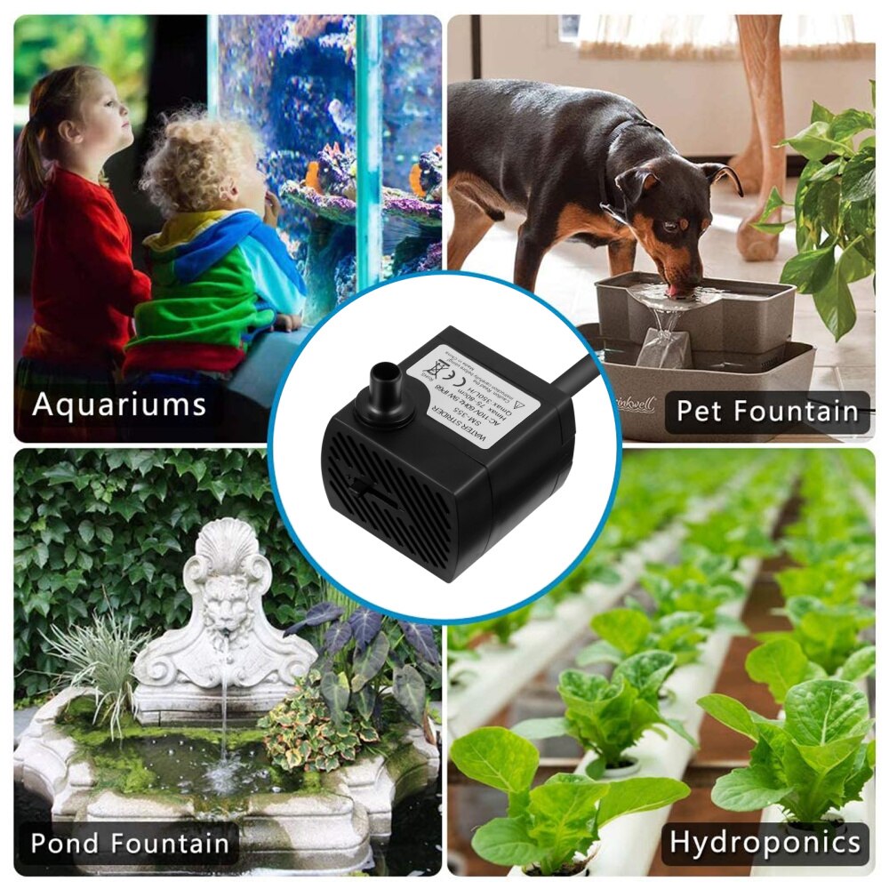 Aquarium Circulation Pump Fish Tank Pump Submersib... – Grandado
