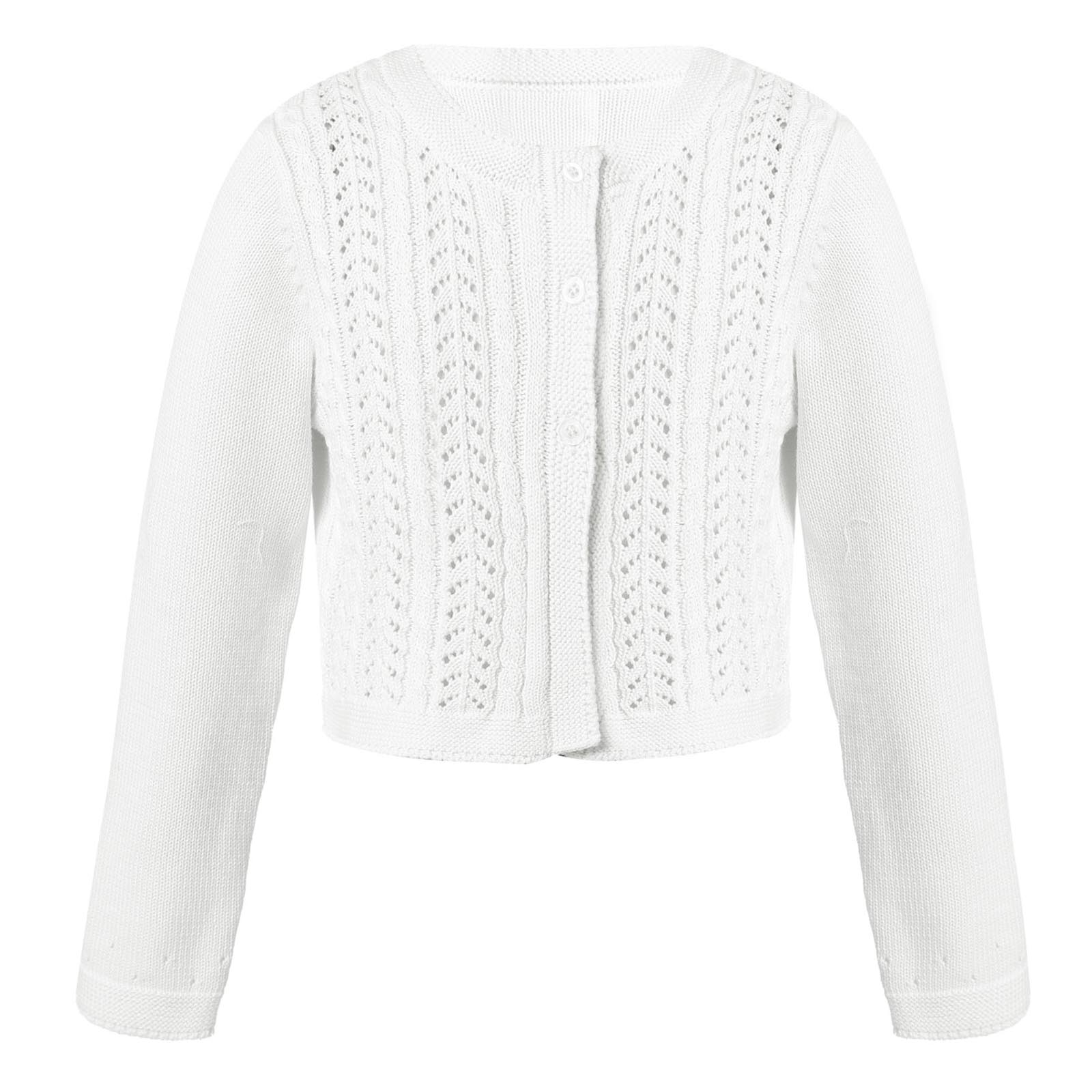 Flower Girls Bolero Children's Open Front Long... – Grandado