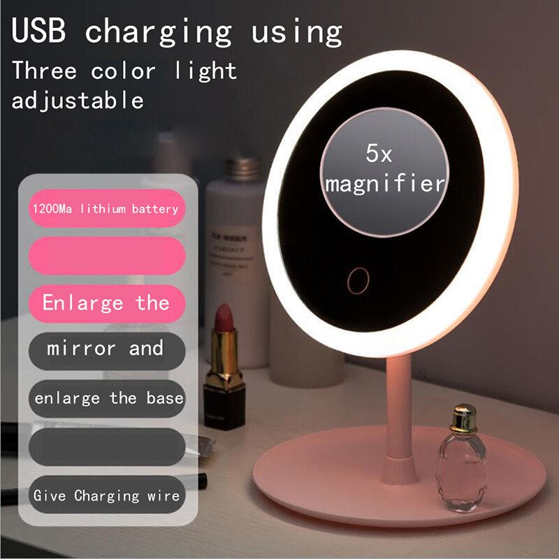 Desktop Led Light Mirror Dormitory Desktop Adjusta... – Vicedeal