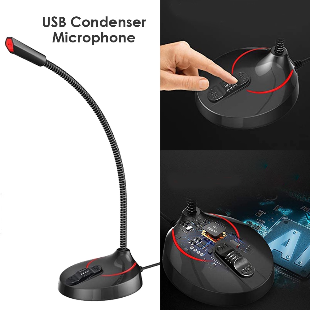 Computer mikrofon Mit Stumm Schalter 360 ° einstel... – Grandado