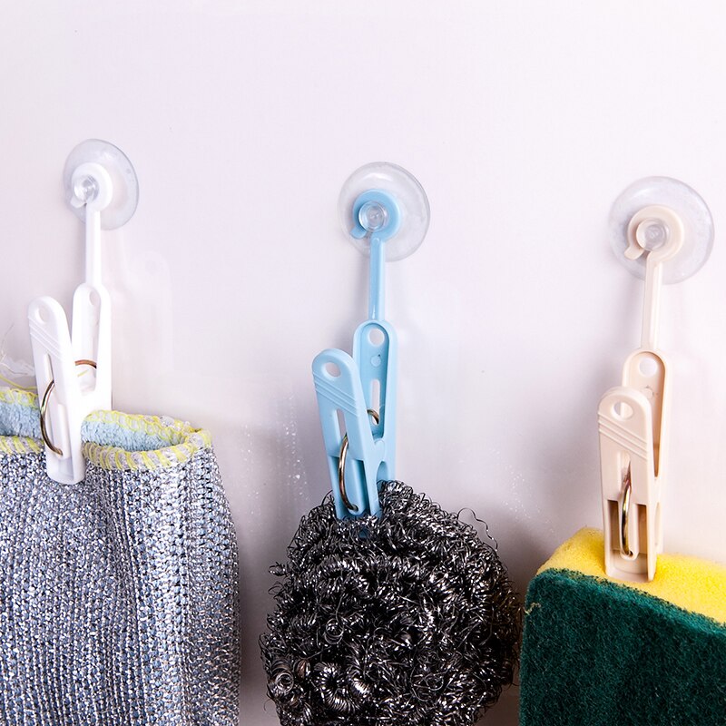 GUANYAO Movable Suction cup hook with clip Bathroo... – Vicedeal