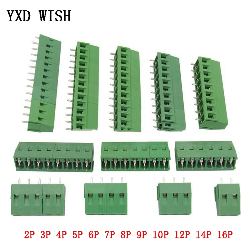 10pcs KF128 2.54mm PCB Mini Screw Terminal Block K... – Grandado