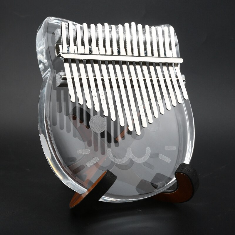 17 tangenter kalimba tommelfinger klaver gennemsig... – Vicedeal