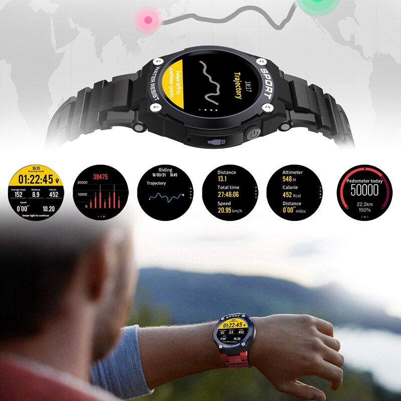 DT97 Smart Watch Men GPS Bluetooth Call Music Cont... – Grandado