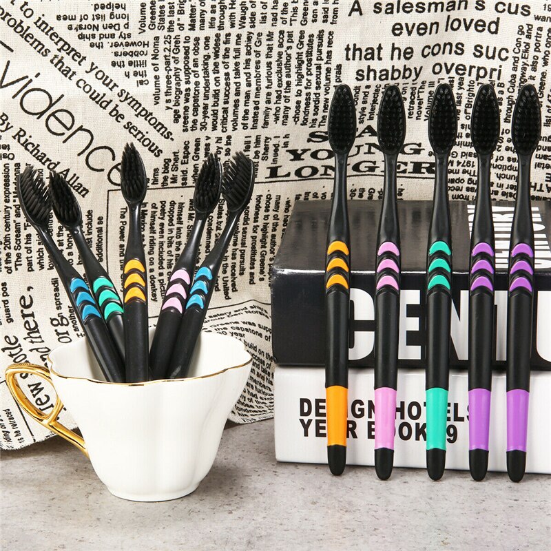 10Pcs Soft Familie Bamboe Tandenborstel Set Houtsk... – Grandado