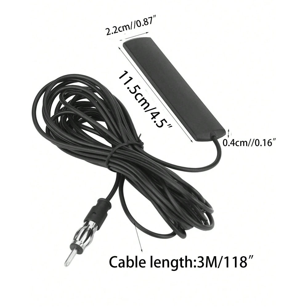 Bilradio fm-antenn universal auto 3m -längds signa... – Vicedeal