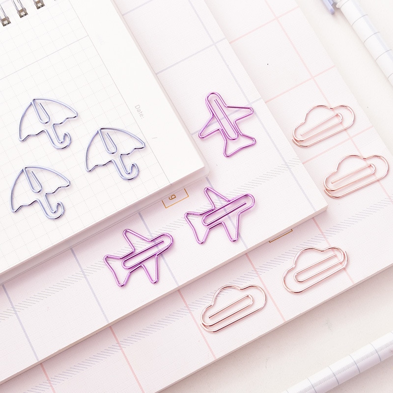 12pcs/lot Cartoon Shape Mini Paper Clips Kawaii St... – Grandado