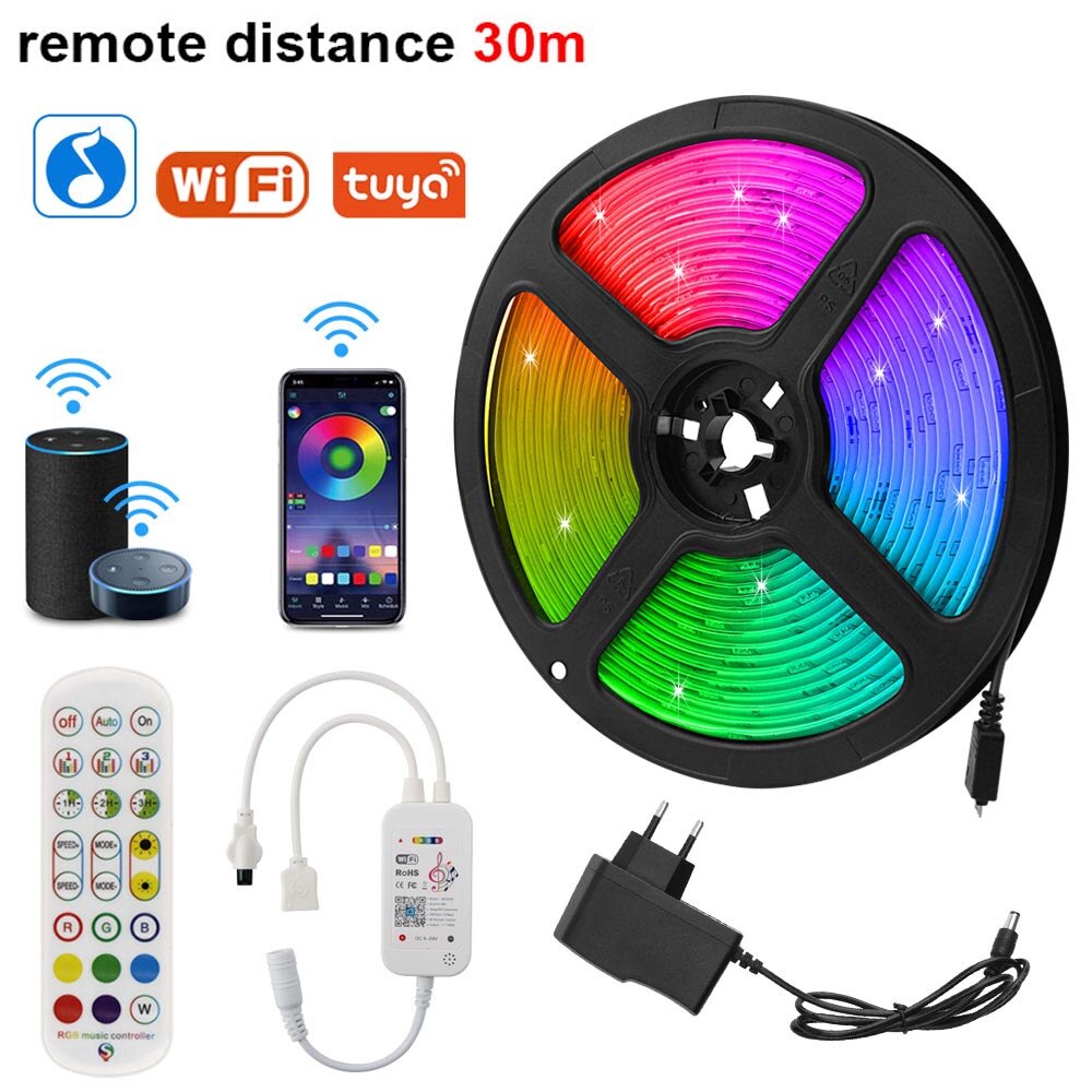 15M 20M Flexibele Neon Licht Wifi/Bluetooth App Le... – Grandado