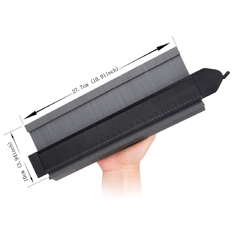 10 Inch Profiel Gauge Met Slot Meet Ruler Contour ... – Vicedeal