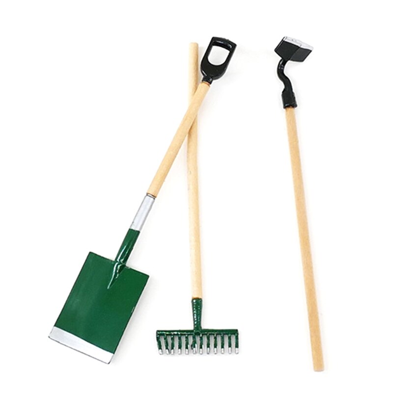 1/12 Scale Mini Shovel Rake Garden Tools Model Dol... – Vicedeal