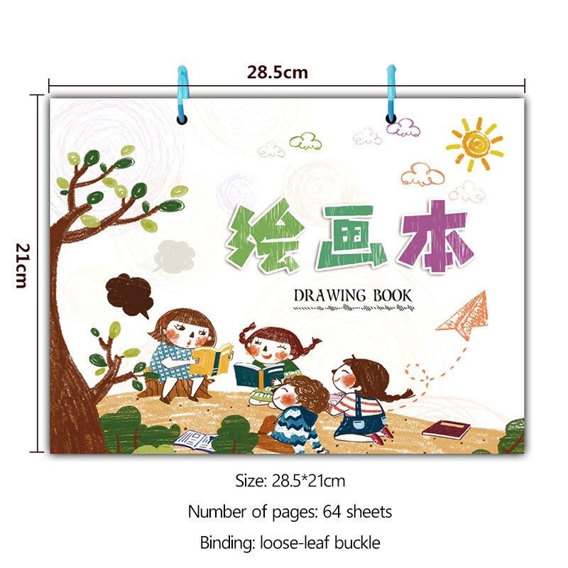 A4 Paper Cute Graffiti Enlightenment Watercolor Ki... – Grandado