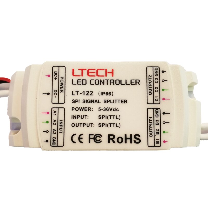 LT-122 2CH IP67 Water-proof SPI (TTL) signaal vers... – Vicedeal