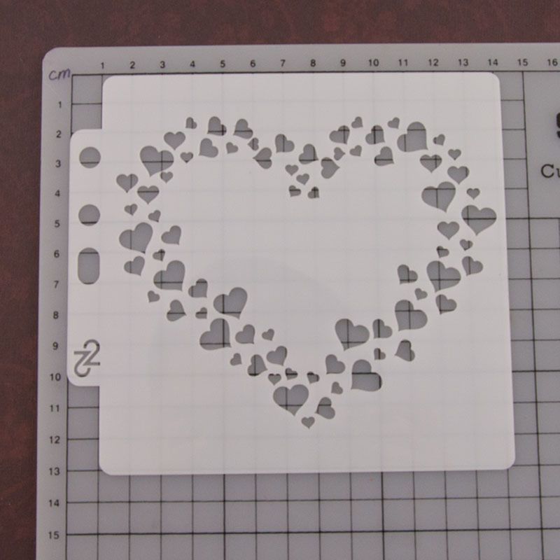 Heart Stencils Template Painting Scrapbooking Embo... – Vicedeal