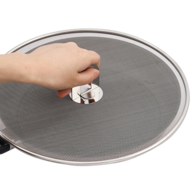 Kjøkken gryte lokk panne rustfritt stål anti olje ... – Grandado