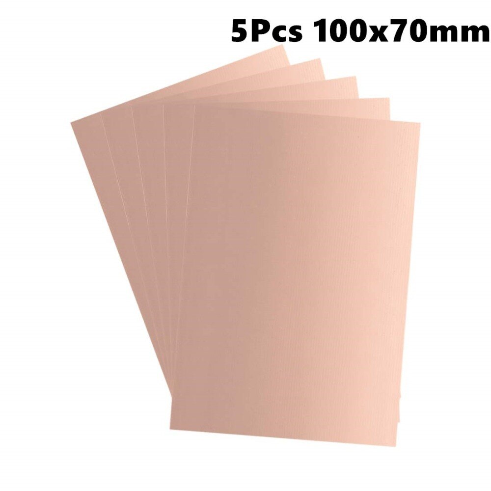 5Pcs 100x70mm Double-Sided Copper Clad Laminate PC... – Grandado