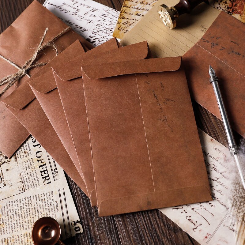Retro Vintage Envelope Sealed Tent Collage Fire Pa... – Grandado