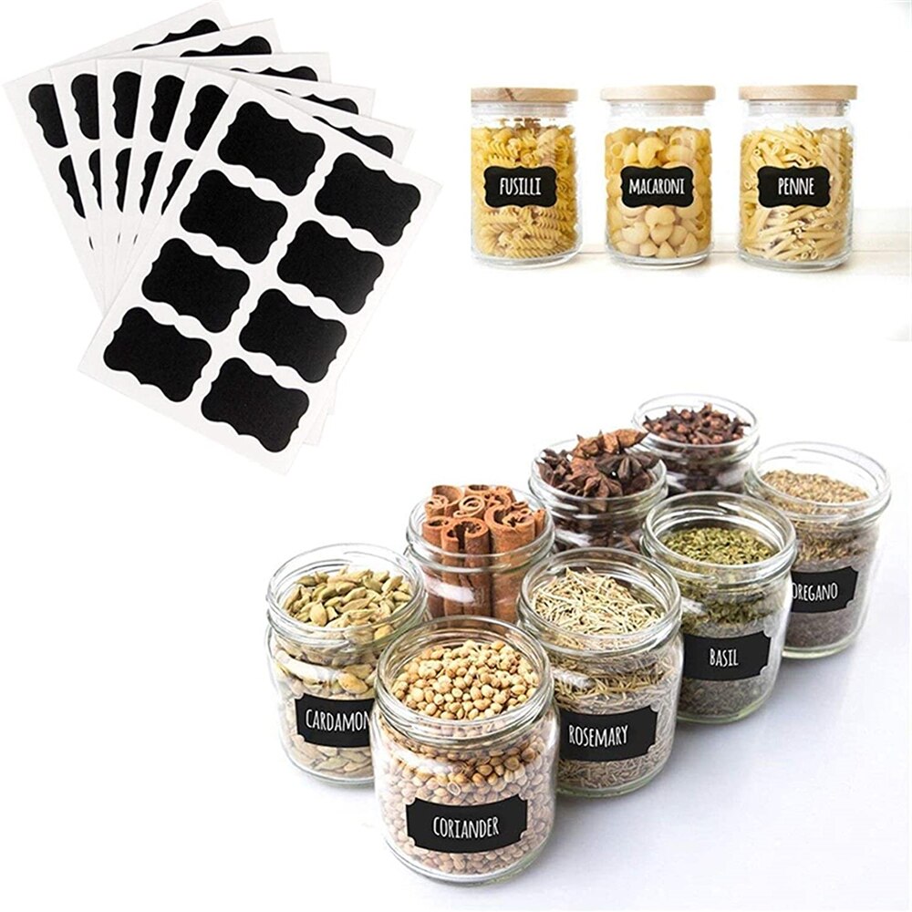 36pcs Jar Stickers Spice Sticker Waterproof Reuse ... – Vicedeal