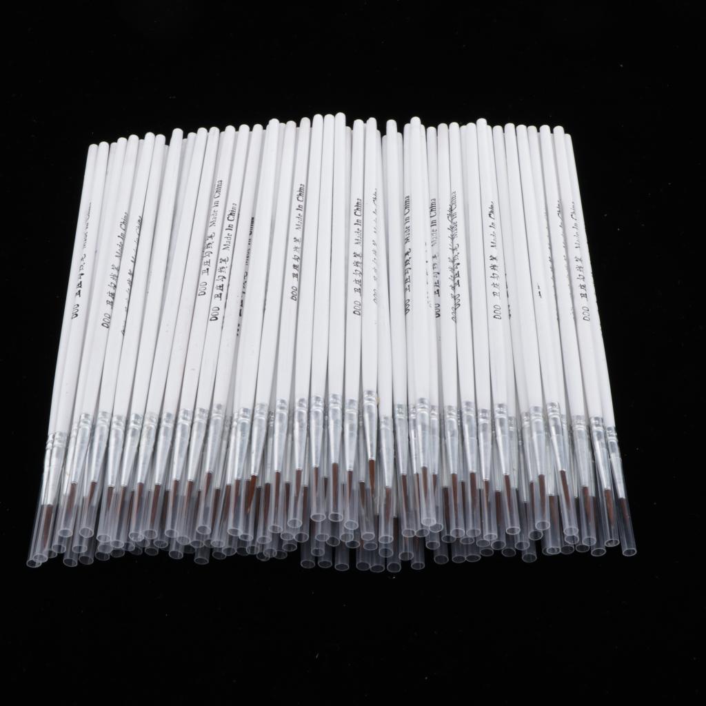 100 Pinsel einstellen Feinen Spitzen Spitze Pinsel... – Grandado