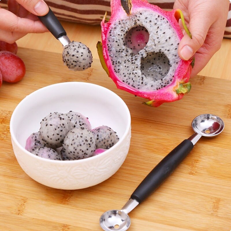 1 Pc Double-end Stainless Steel Melon Fruit Baller... – Vicedeal