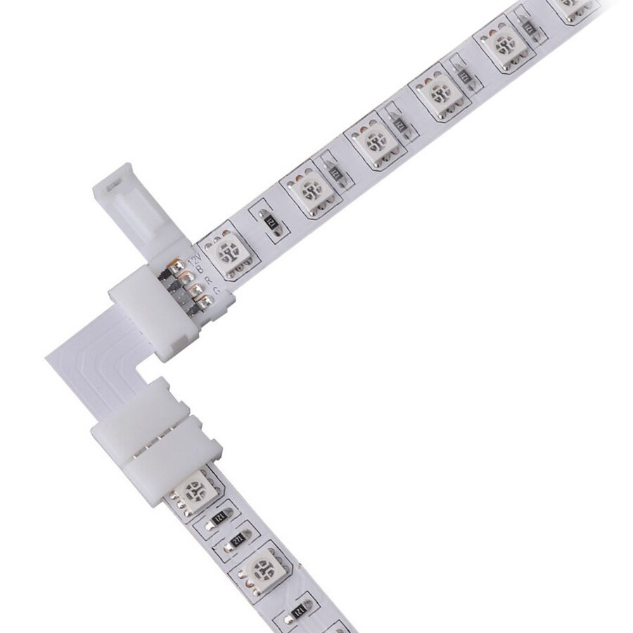 Tira de conector LED en forma de L, 4 pines, 10mm,... – Grandado