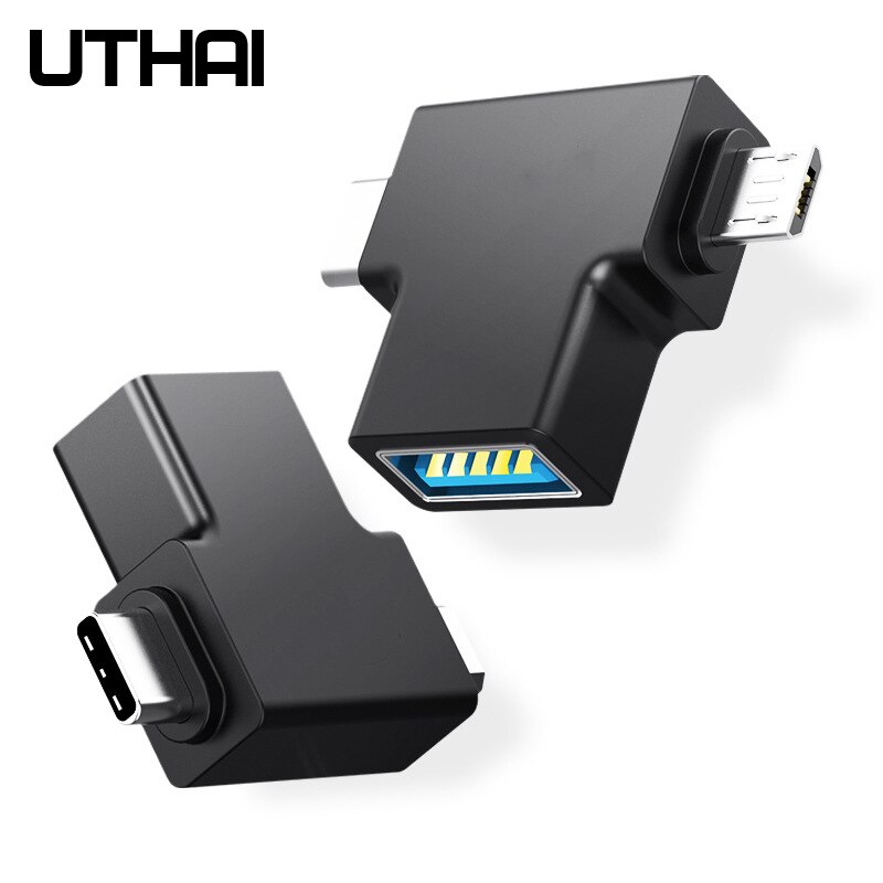 Uthai J15 Type-C Otg Adapter USB3.0/Type-C/Micro U... – Grandado