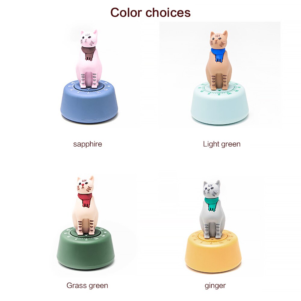 Cute Cartoon Cat Kitchen Timer Reminder Clock Kitc... – Grandado