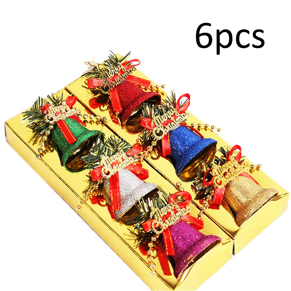 6pcs/Box Of Christmas Decoration Color Bells Color... – Vicedeal