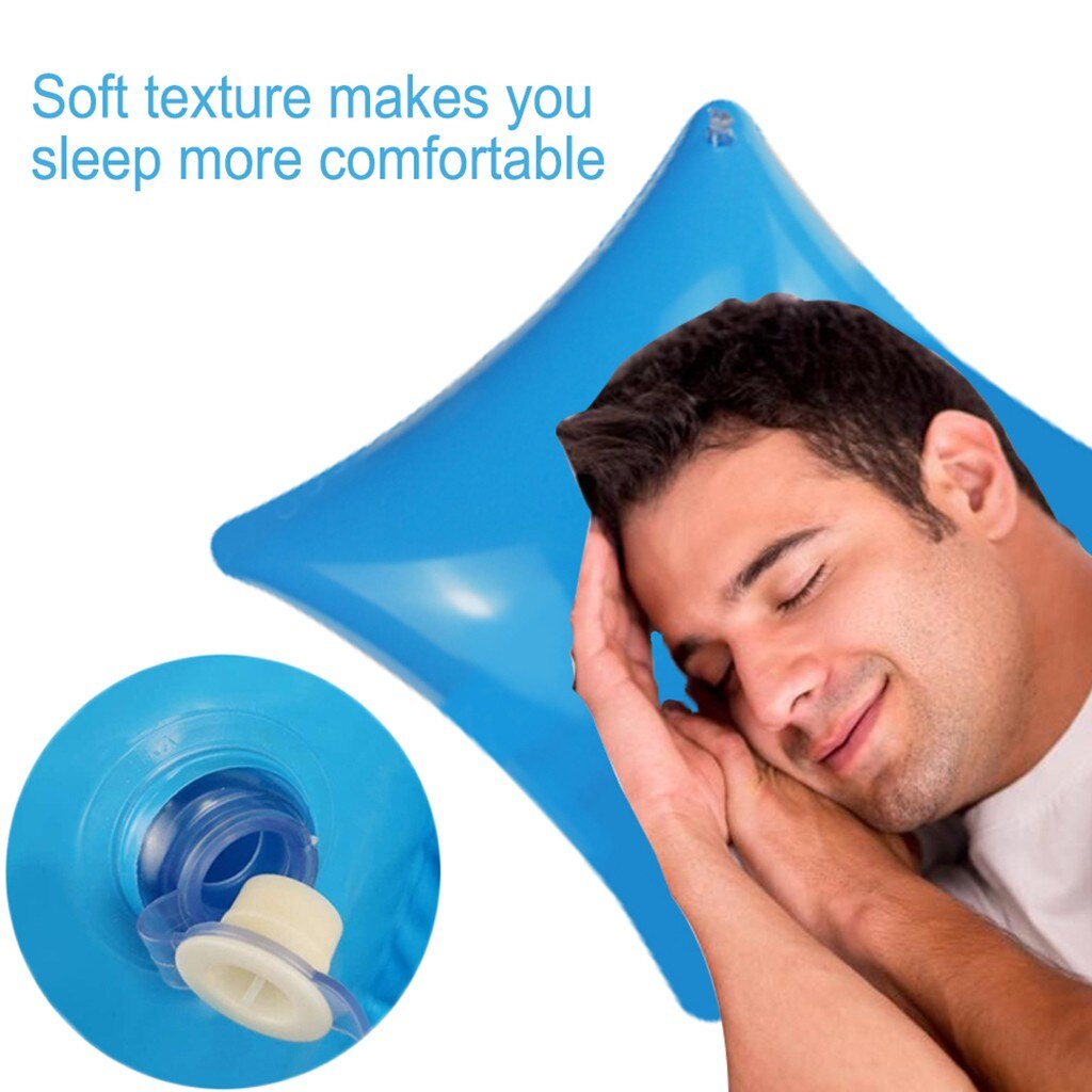 Inflatable Pillow Square Air Pillow Cushion Portab... – Vicedeal