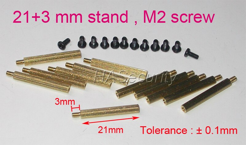 21 + 3mm (12 stks) messing stand/brace/puncheon me... – Grandado