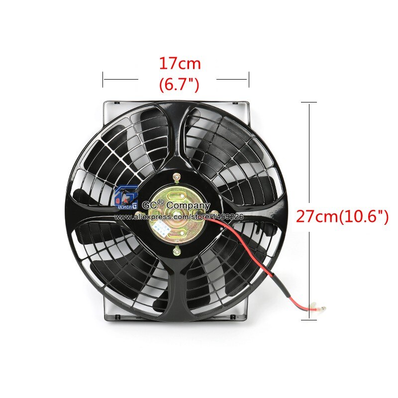 Universele 10 Inch Radiator Fan 12V 24V Slanke Rad... – Vicedeal