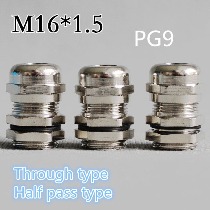 3 Stks/partij CT051 PG9 Vernikkeld Koper Joint Mes... – Grandado