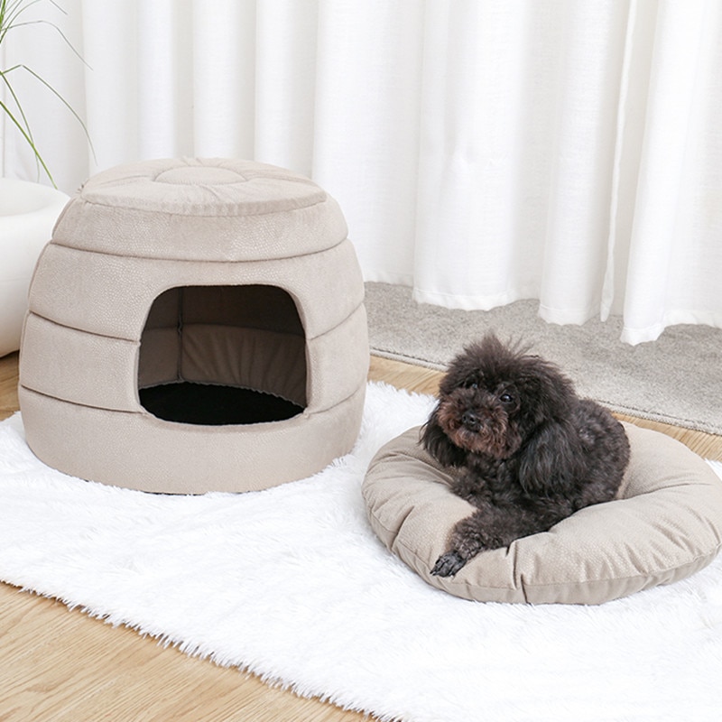 Inklapbare Kat Cave Warm Huis Kennel Bedden Pet Ka... – Grandado