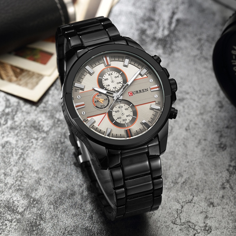 Brand Luxury Men's Watch CURREN Analog Sports Quar... – Grandado