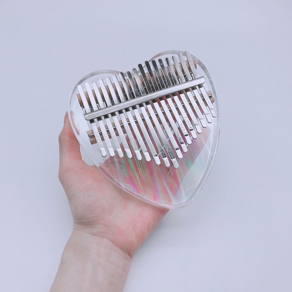 1 Set Acrylic Kalimba Piano 17 Keys Thumb Piano Mi... – Grandado